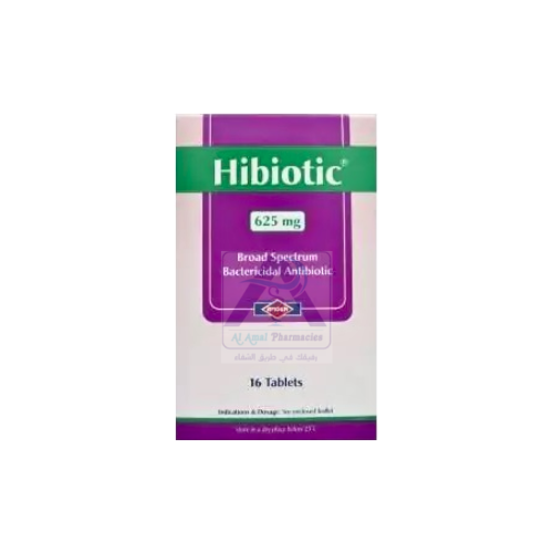 HIBIOTIC 625GM 16 TABS – صيدليات الأمل