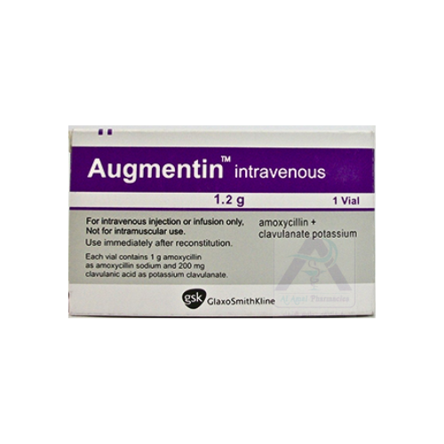 AUGMENTIN 1.2GM VIAL FOR I.V.INJ./INF – صيدليات الأمل
