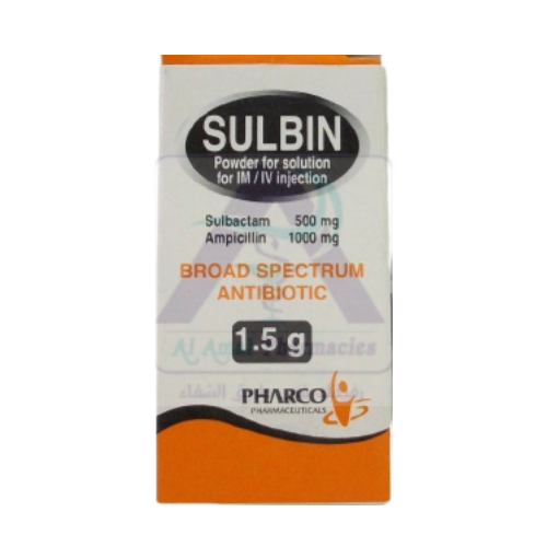 SULBIN 1.5 GM 1VIAL – صيدليات الأمل