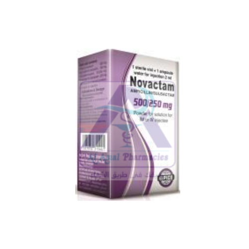 NOVACTAM 500/250MG 1VIAL – صيدليات الأمل