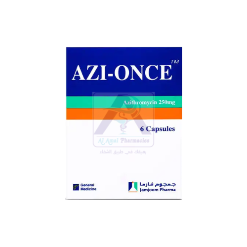 AZI-ONCE 250 MG 6 TAB – صيدليات الأمل
